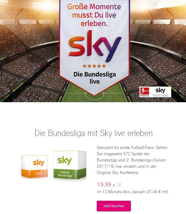 Sky über IPTV - Anbieter, Preise, aktuelle Angebote und Buchung