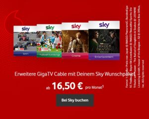 Sky über IPTV - Anbieter, Preise, aktuelle Angebote und Buchung